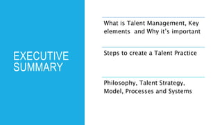 Creating an Integrated Talent Management Practice | PPTX