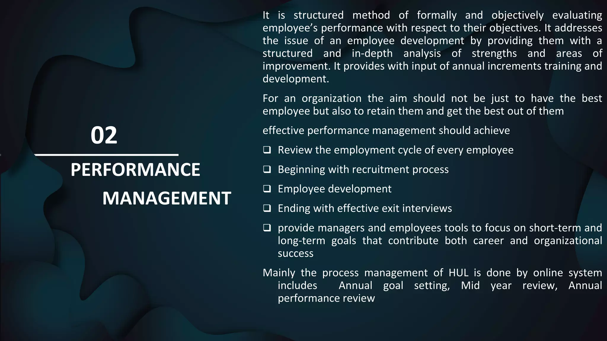HINDUSTAN UNILEVER LMD TALENT MANAGEMENT | PPTX