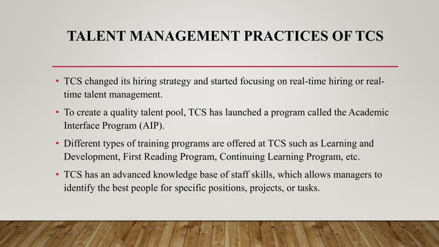 Talent management practices | PPT