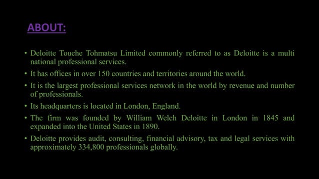 Talent management practices at deloitte | PPTX | Human Resources | Business