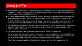 Talent management practices in netflix | PPTX