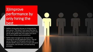 Talent management practices in netflix | PPTX