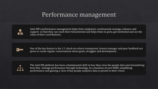 Talent management practices of intel | PPTX | Human Resources | Business