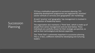 Talent Management practices of TCS | PPTX