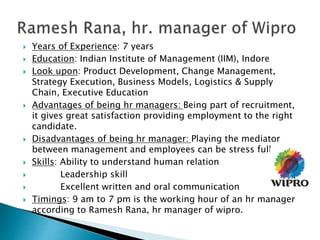 Talent management practices of wipro, presentation by sri harsha putta ...