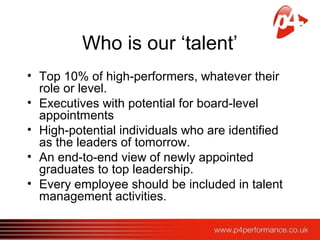 Talent Management Presentation | PPT