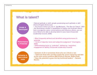 Talent Management : Process & Models | PDF