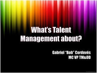 Talent management processes summits 2012 | PPT