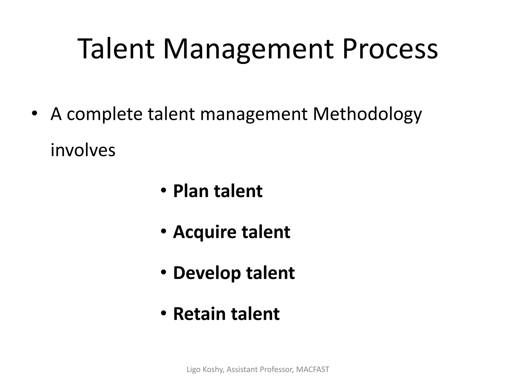 Talent management & talent management life-cycle | PPTX