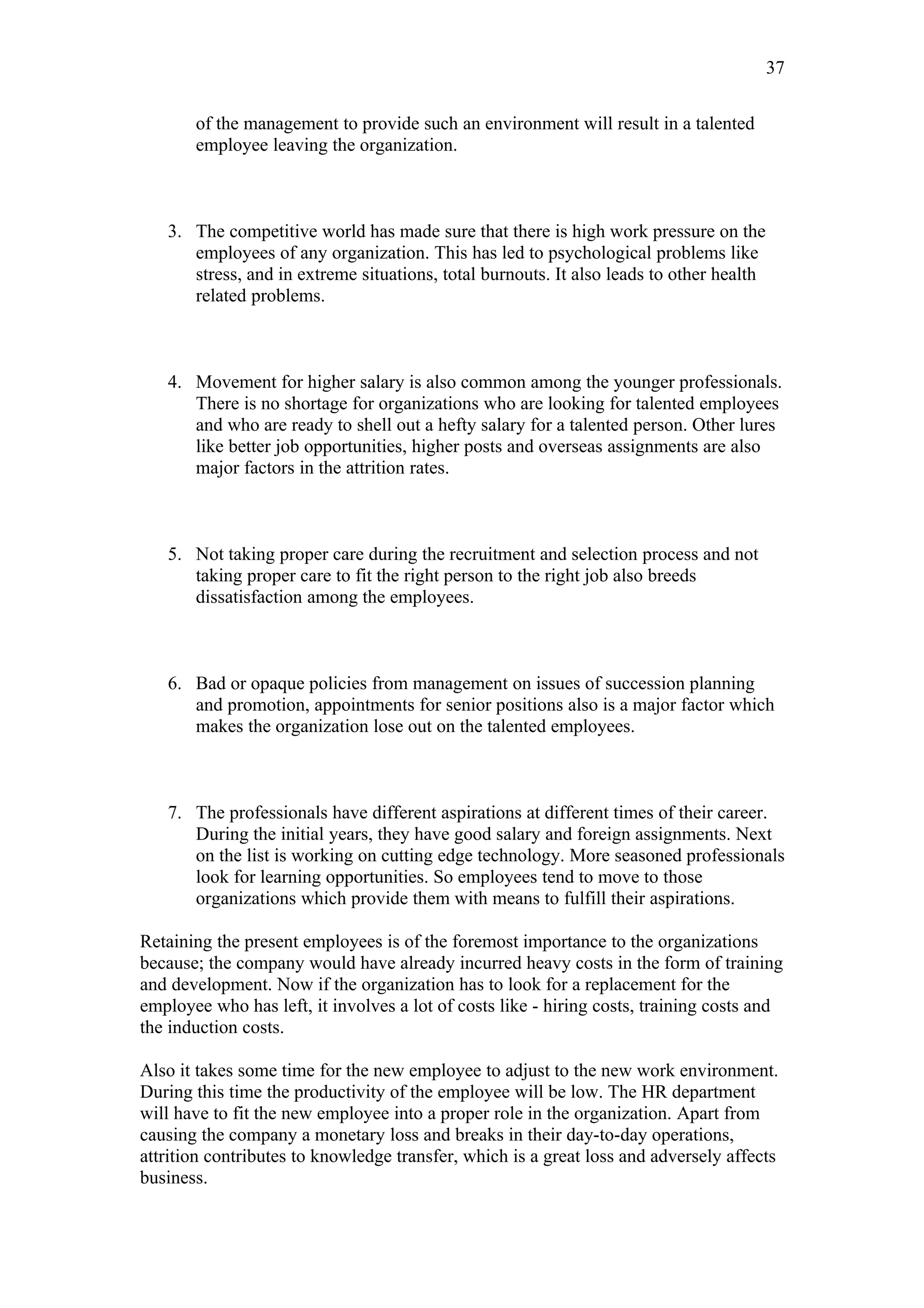 Talent mnagement- MBA(HR) project | DOC