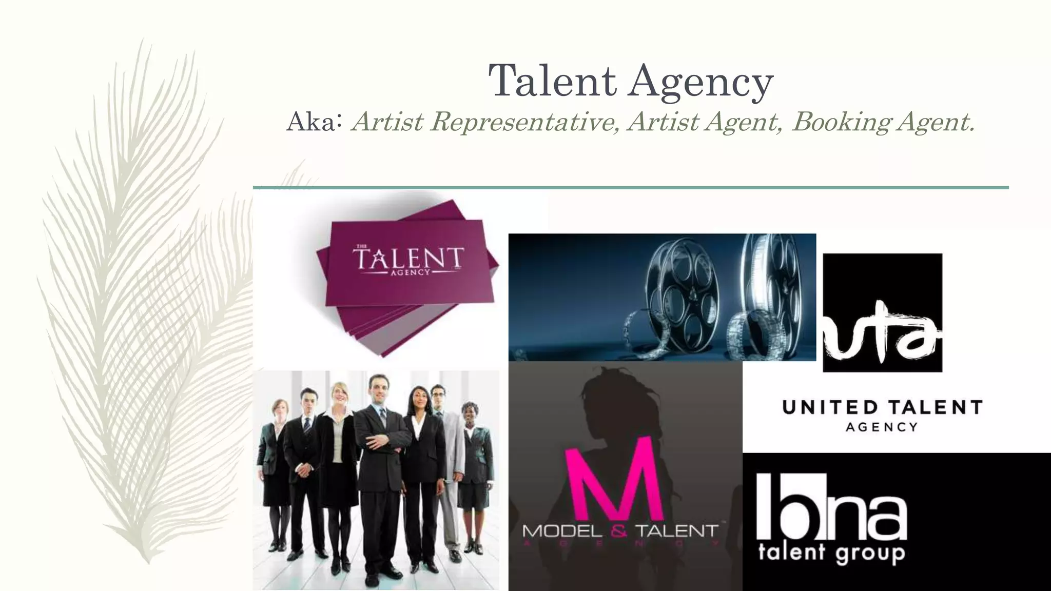 Talent and Talent Agency | PPTX