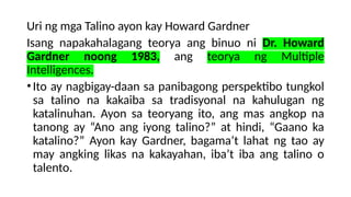 MGA IBA'T-IBANG URI TALENTO,HILIG,TALINO.pptx