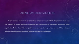 Talent outsourcing | PDF