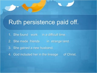 Talent plus perseverance and courage lesson 4 | PPTX