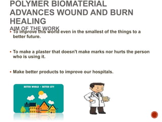 Polymers, Polymer Biomaterial Advances Wound and Burn Healing | PPTX ...