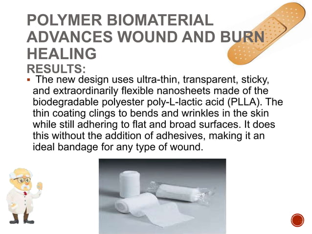 Polymers, Polymer Biomaterial Advances Wound and Burn Healing | PPTX ...