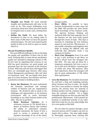 Talent pool or talent puddle | PDF