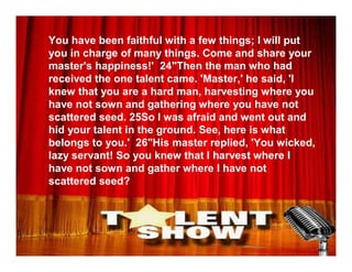 Talent Show | PDF