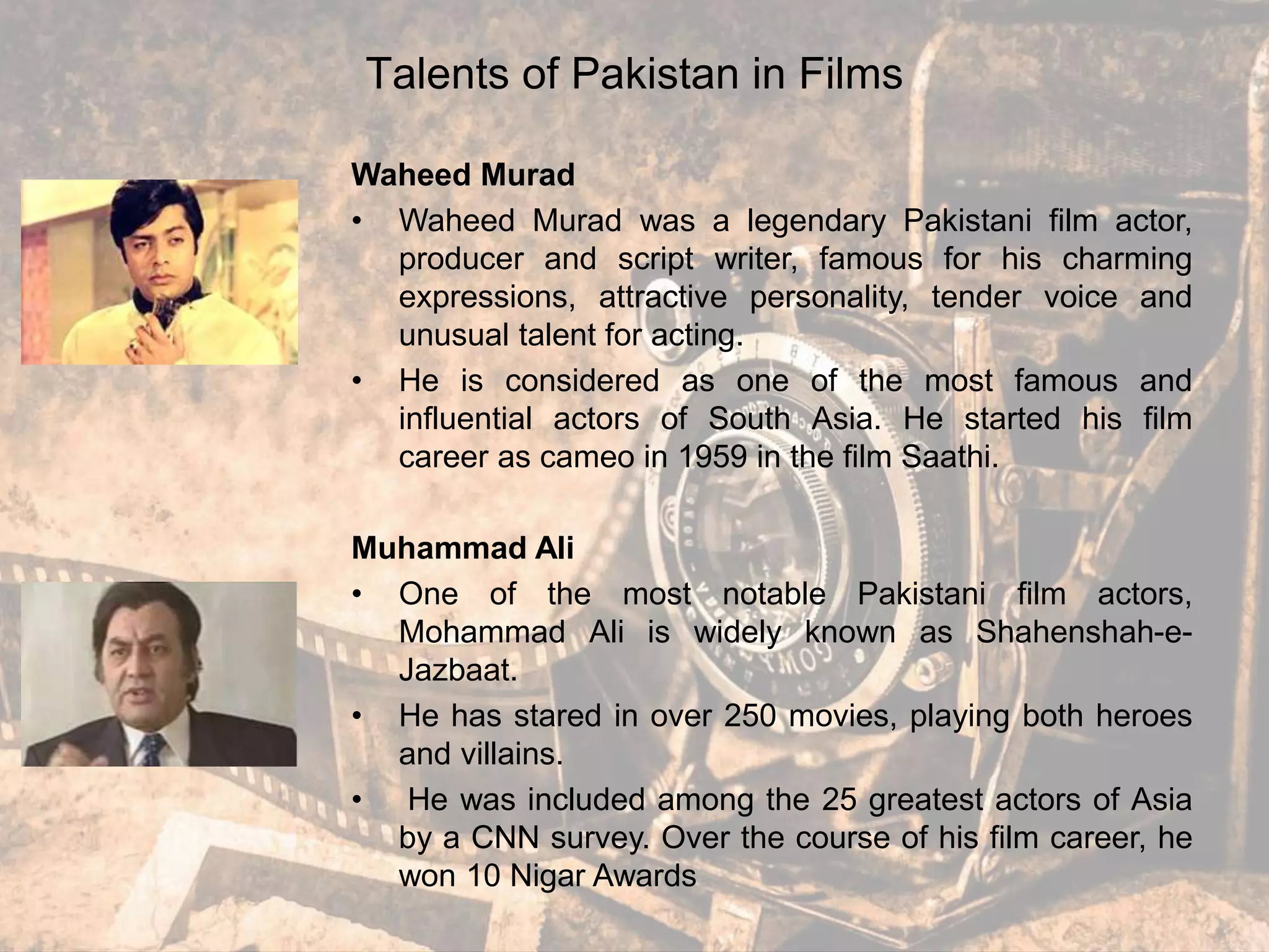 Talents of Pakistan (by UCP Fsd Students) | PPTX