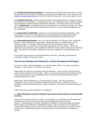 Talent strategies | PDF