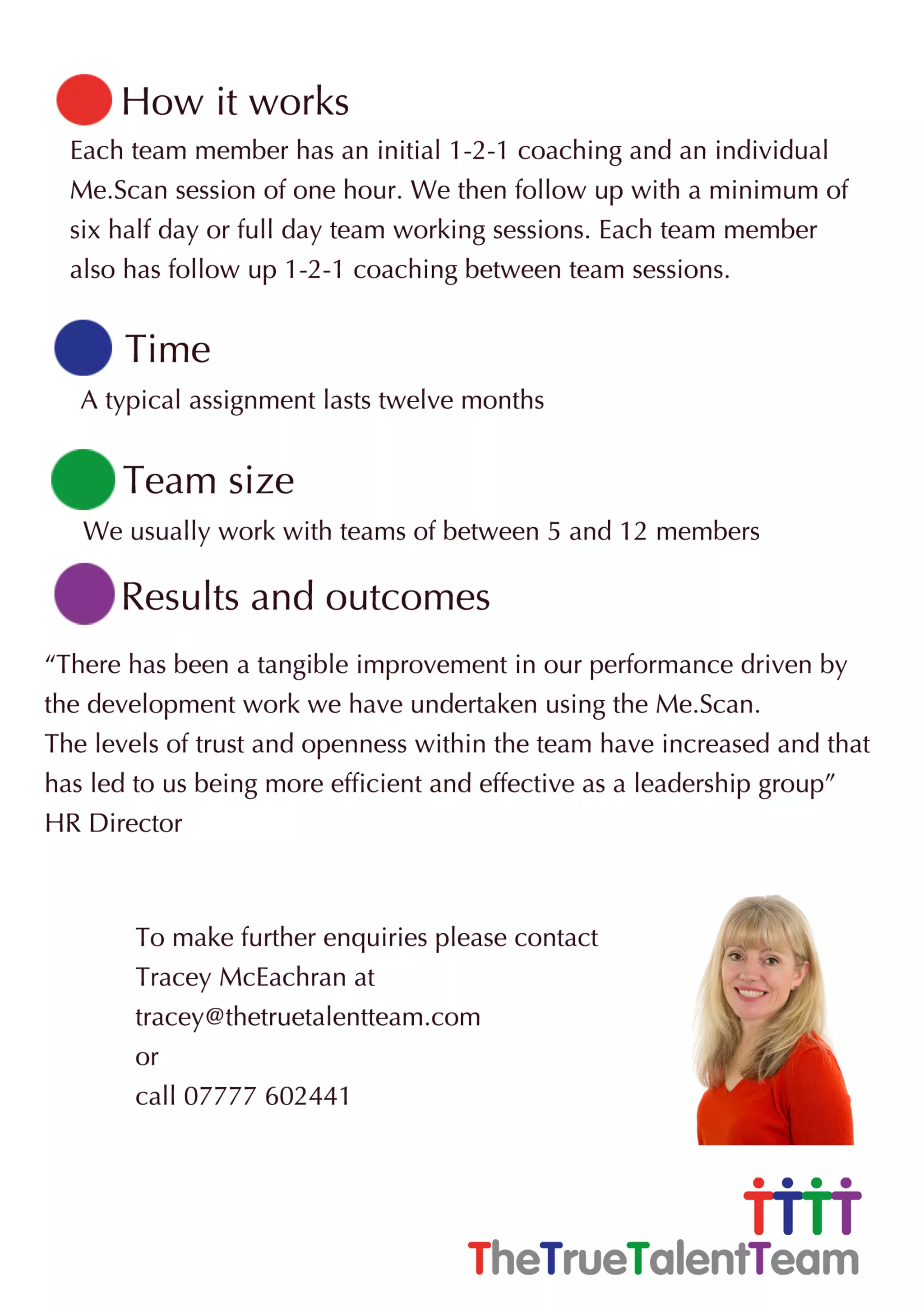 #Talent team leaflet from the truetalentteam | PDF