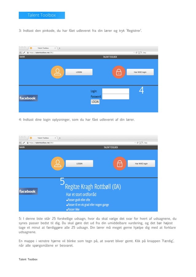 Talent Toolbox - Tjekliste elev | PDF