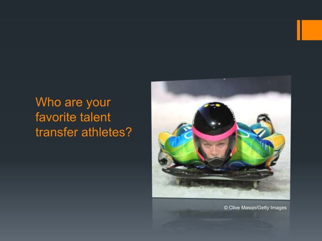 Talent transfer presentation | PPTX | Soccer | Sports