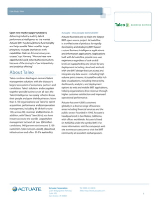 Taleo Case Study | PDF