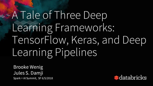A Tale of Three Deep Learning Frameworks: TensorFlow, Keras, & Deep ...