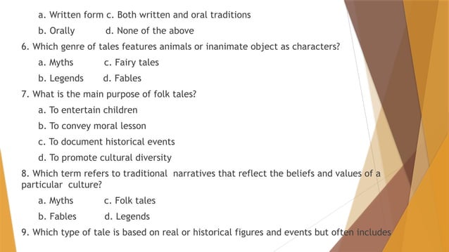 THE STORY OF TALES AND MYTHS SHOWS LOT O | PPT