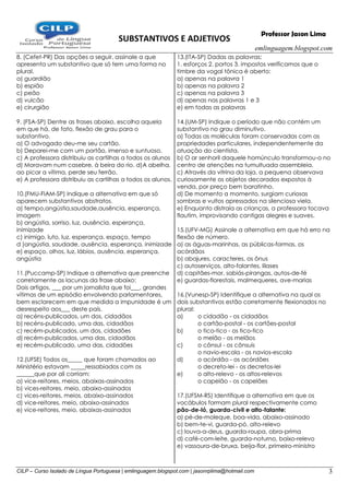 Tales - substantivos e adjetivos - professor Jason Lima | PDF