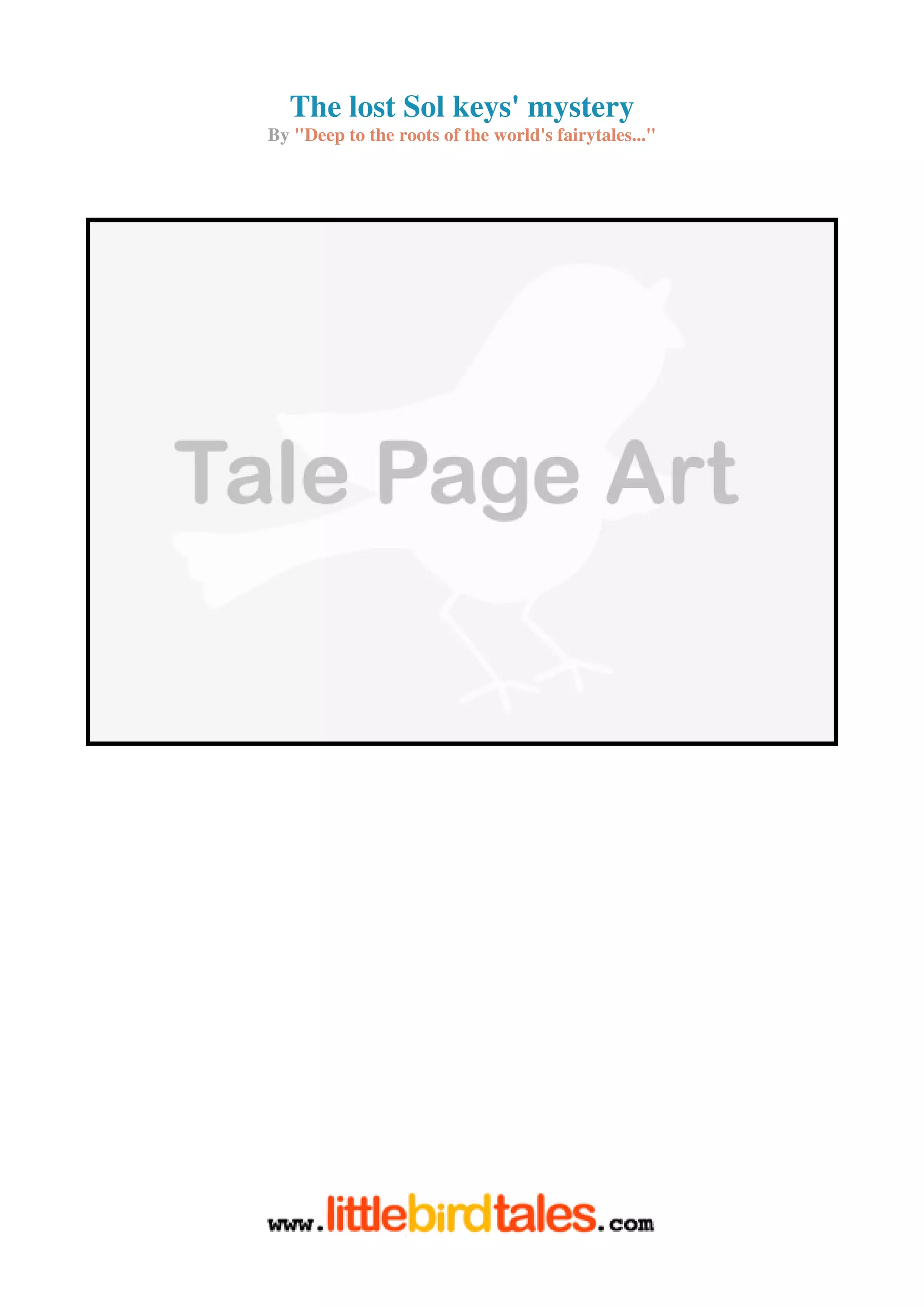 The lost Sol keys' mystery | PDF | Christianity | Religion & Spirituality