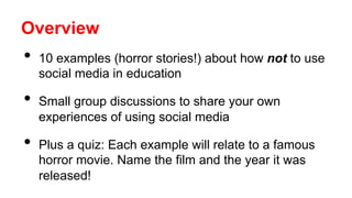Tales from the crypt: 10 social media horror stories | PDF