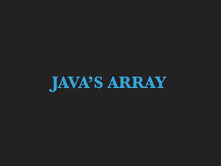 Java - TA課 - Array | PDF | Programming Languages | Computing