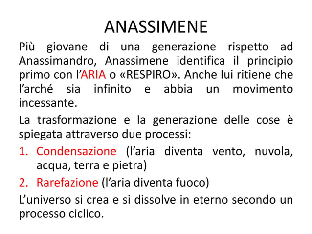 Talete Anassimandro Anassimene.pptx | Science