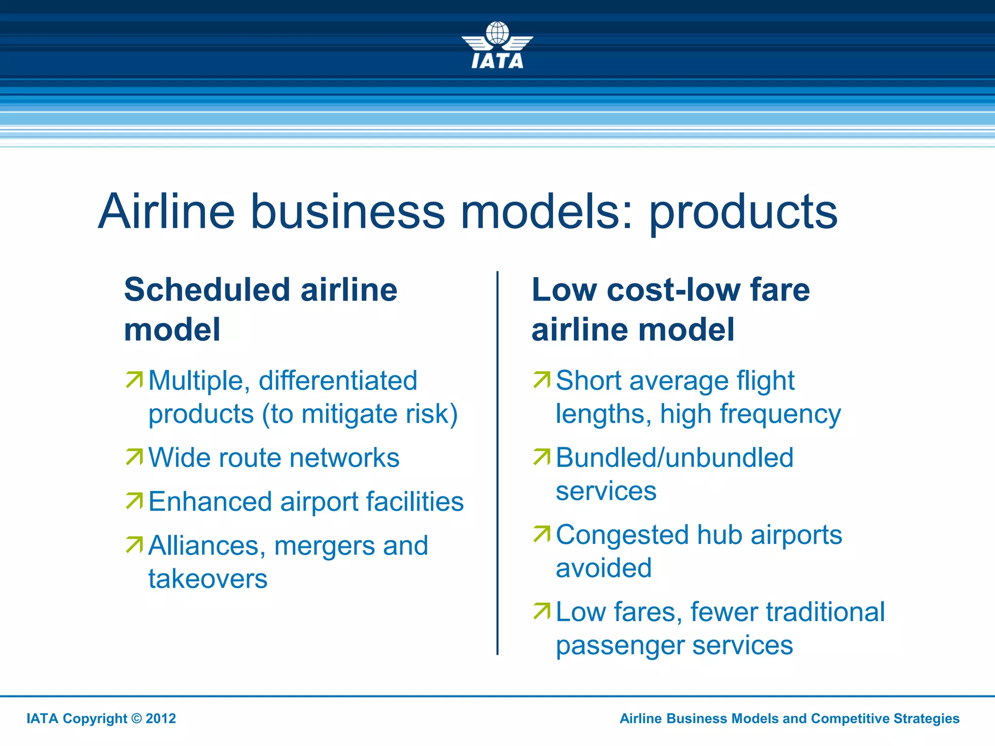 Airline Business Models and Competitive Strategies - virtual simulation ...