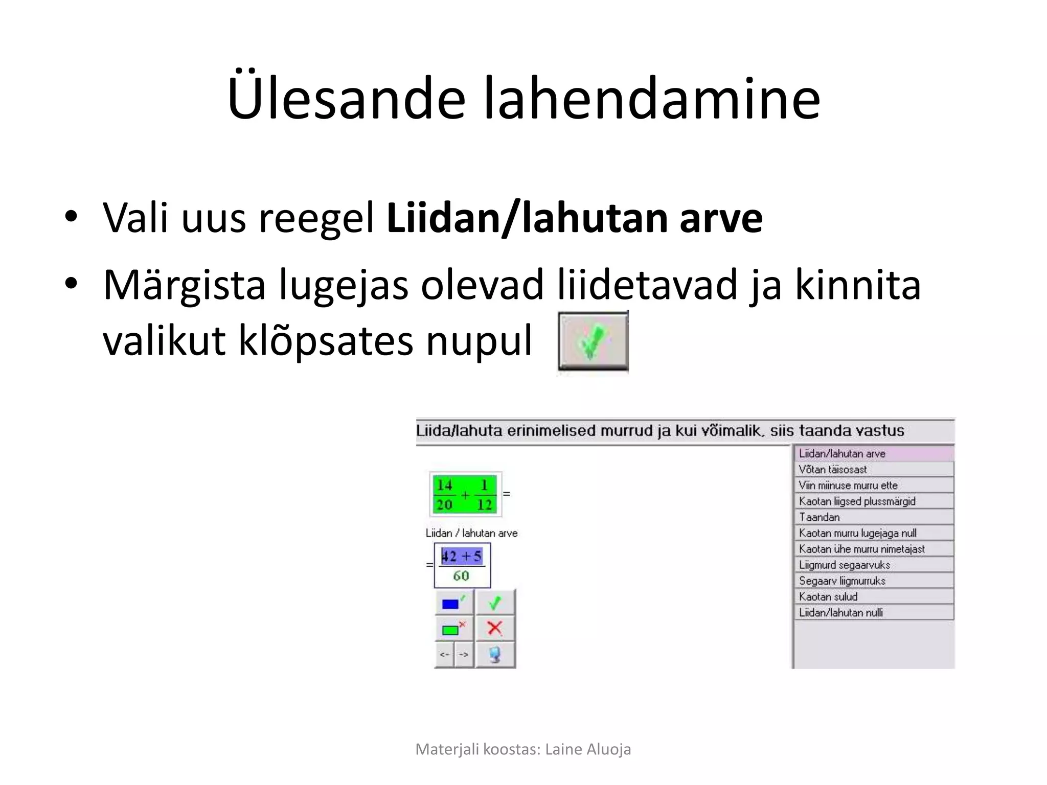 T-Algebra kasutamine | PPT