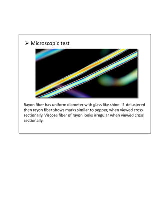 Properties of Natural and Man made fibers | DOCX
