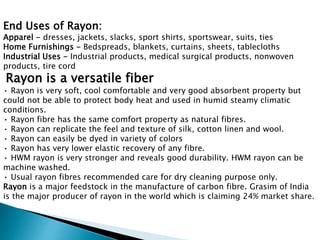 Natural and Man Made fibers | PPTX