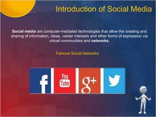 Social media & statistics project | PPTX | Social Networking | Internet