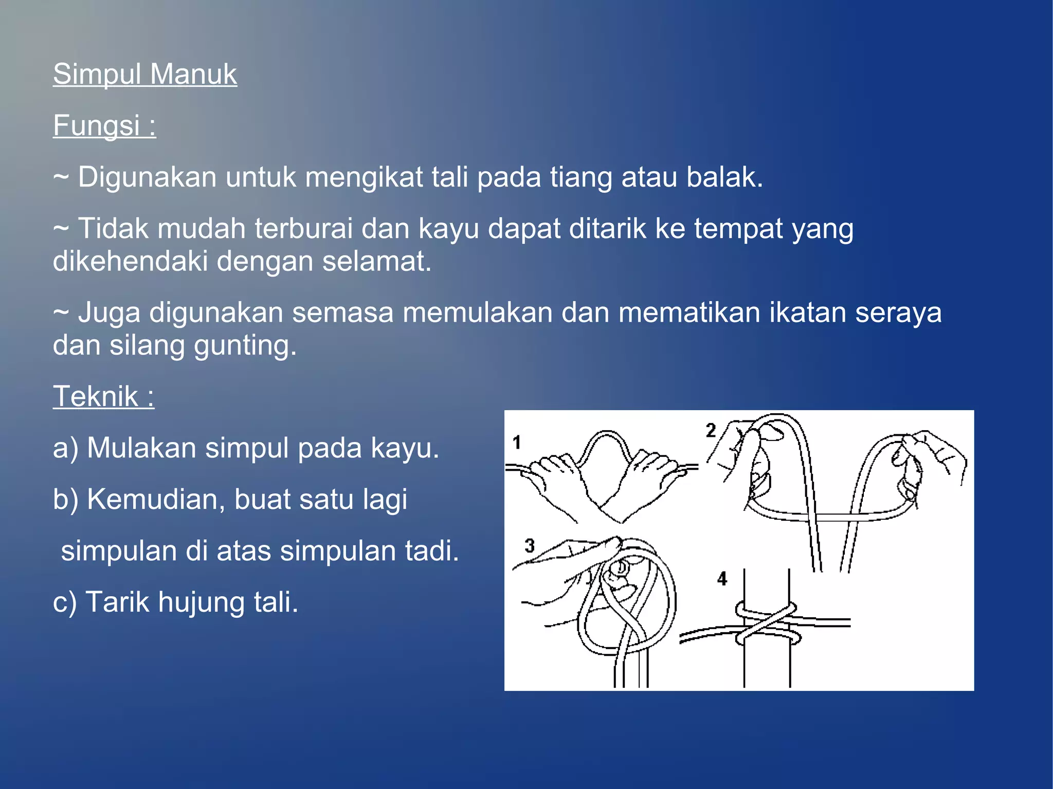 Tali ikatan dan simpulan | ODP