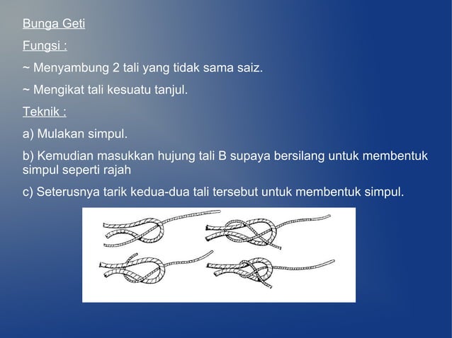 Tali ikatan dan simpulan | ODP