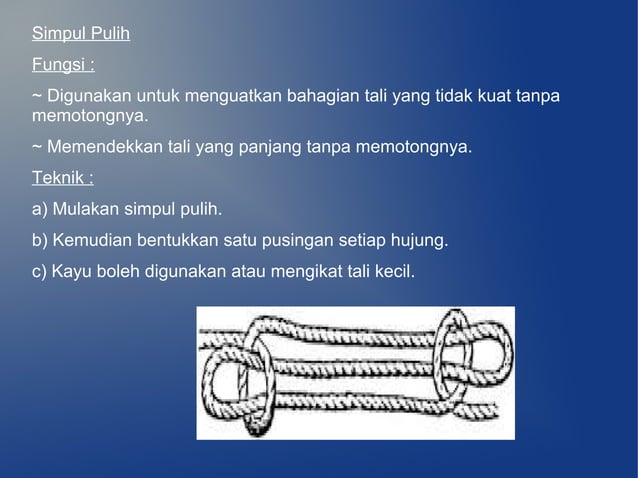 Tali ikatan dan simpulan | ODP