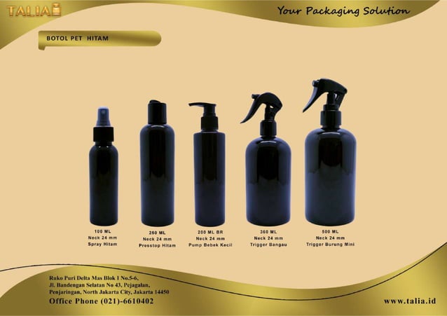 Taliapack katalog packaging parfum impor | PPT