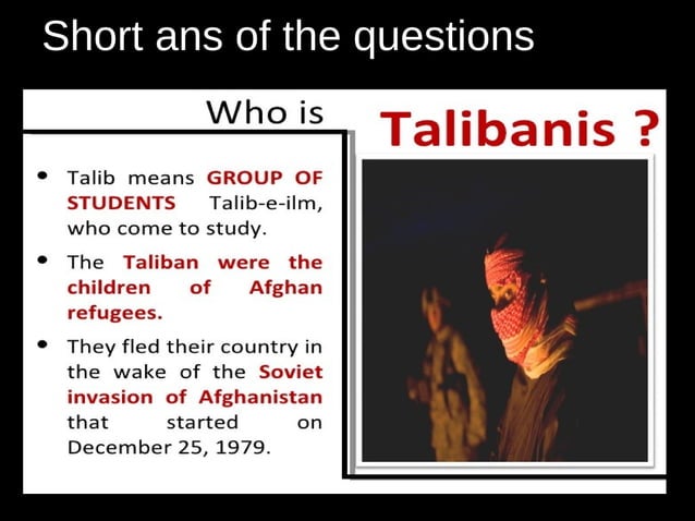 Taliban | PPT