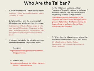 Taliban | PPT