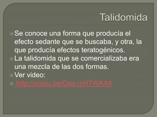 Talidomida | PPTX