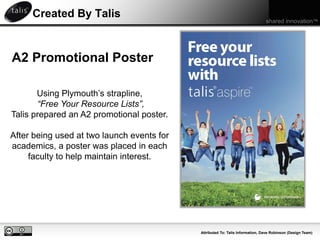 Talis Aspire Marketing Collateral Examples | PPTX