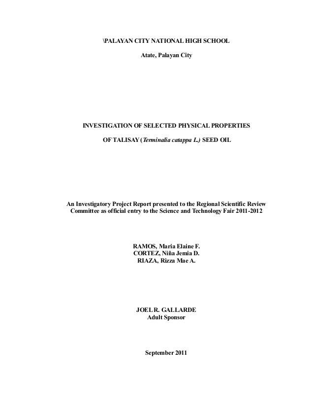 Science Investigatory Project Using Fruits Science Investigatory Science Investigatory Project Using Fruits Science Investigatory