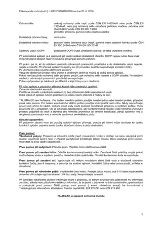 Talisma ec cz label for 2017 | PDF